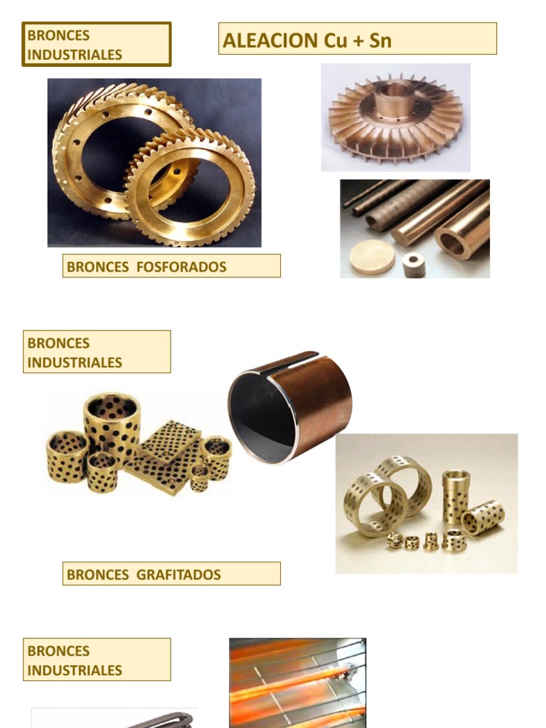 6 Bronces y Latones | PDF | Cobre | Latón