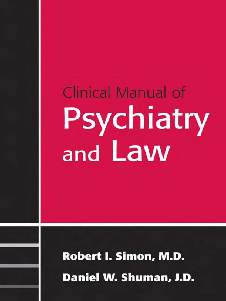(Robert I. Simon, Daniel W. Shuman) Clinical Manua (BookFi) | PDF ...