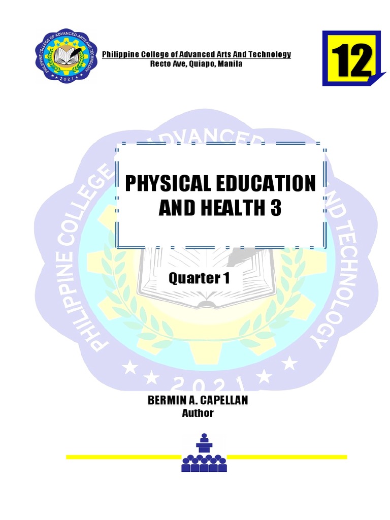 PCAAT Physical Education 3 Module | PDF | Body Mass Index | Adenosine ...