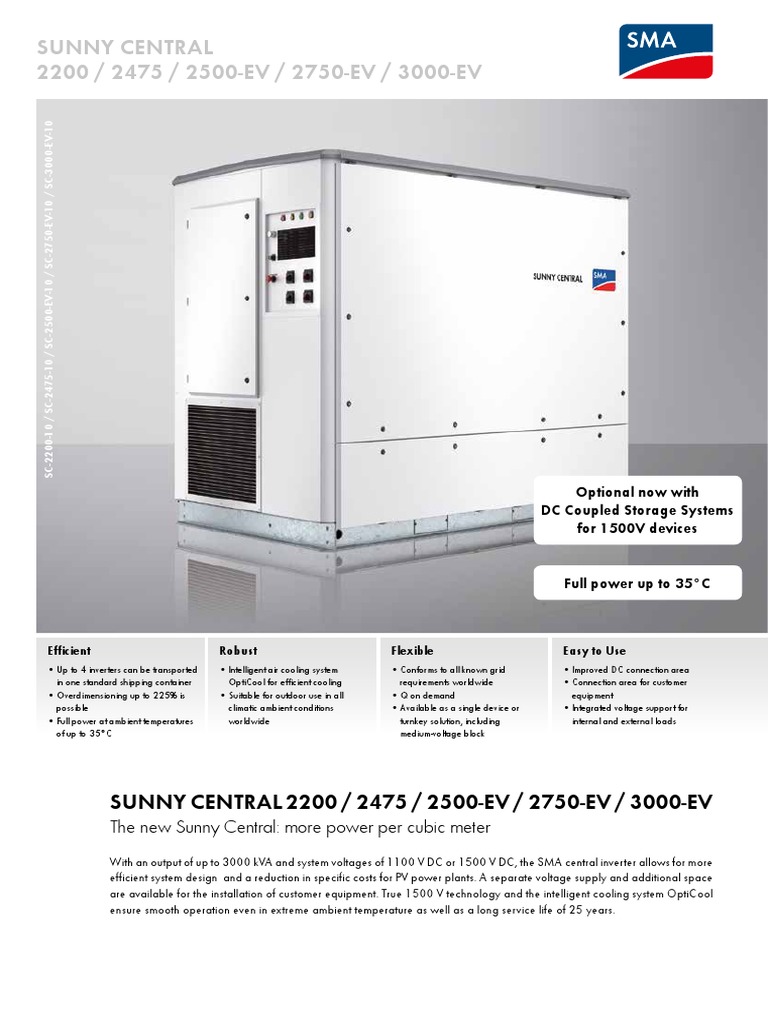 SC2200 3000 EV DS en 59 | PDF | Alternating Current | Power Supply