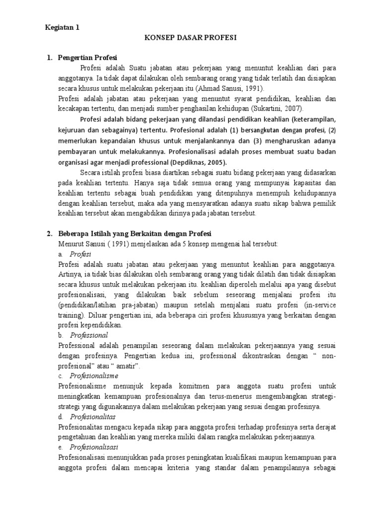 Resume Pengembangan Profesi Guru | PDF