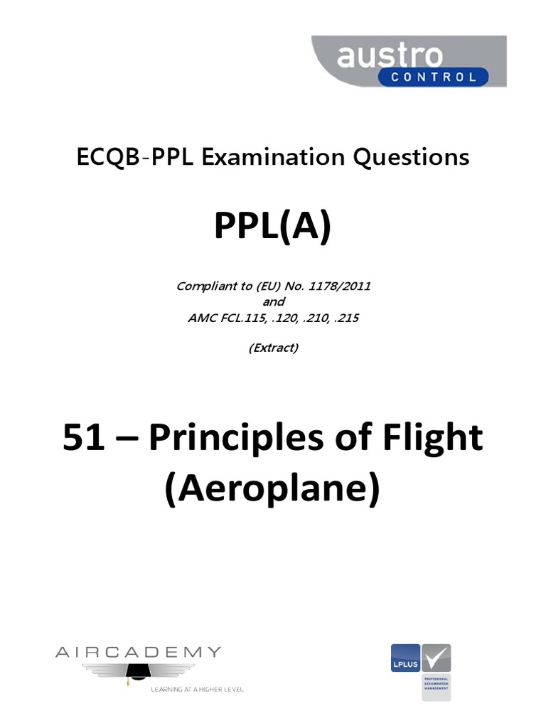 PPL (A) : ECQB-PPL Examination Questions | PDF | Flight Control ...