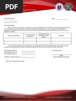 Sample LETTER OF REQUEST FOR SCHOOL FORM 137 | PDF