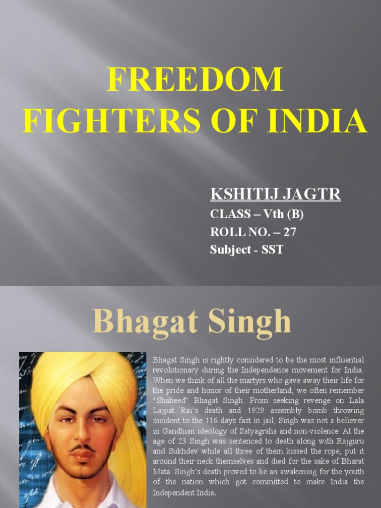 On Freedom Fighters.8348325.Powerpoint | PDF | Mahatma Gandhi ...