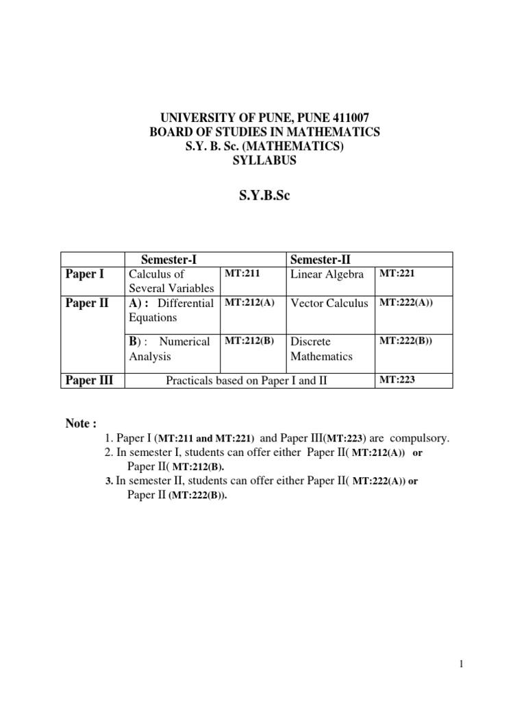 University of Pune, Pune 411007 Board of Studies in Mathematics S.Y. B ...
