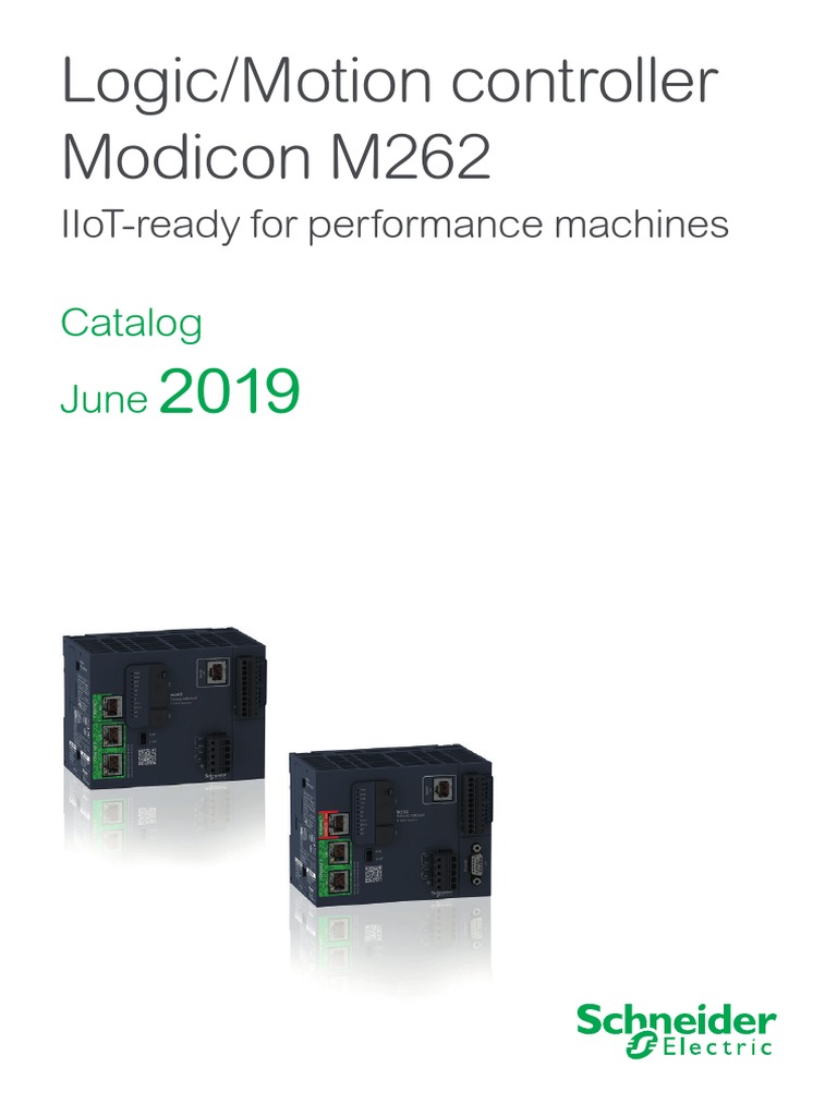 Logic - Motion Controller - Modicon M262 2019 | PDF | Automation ...