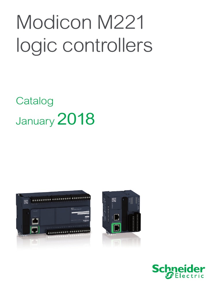 Modicon M221 Logic Controllers: Catalog January | PDF | Logic Gate | Embedded System