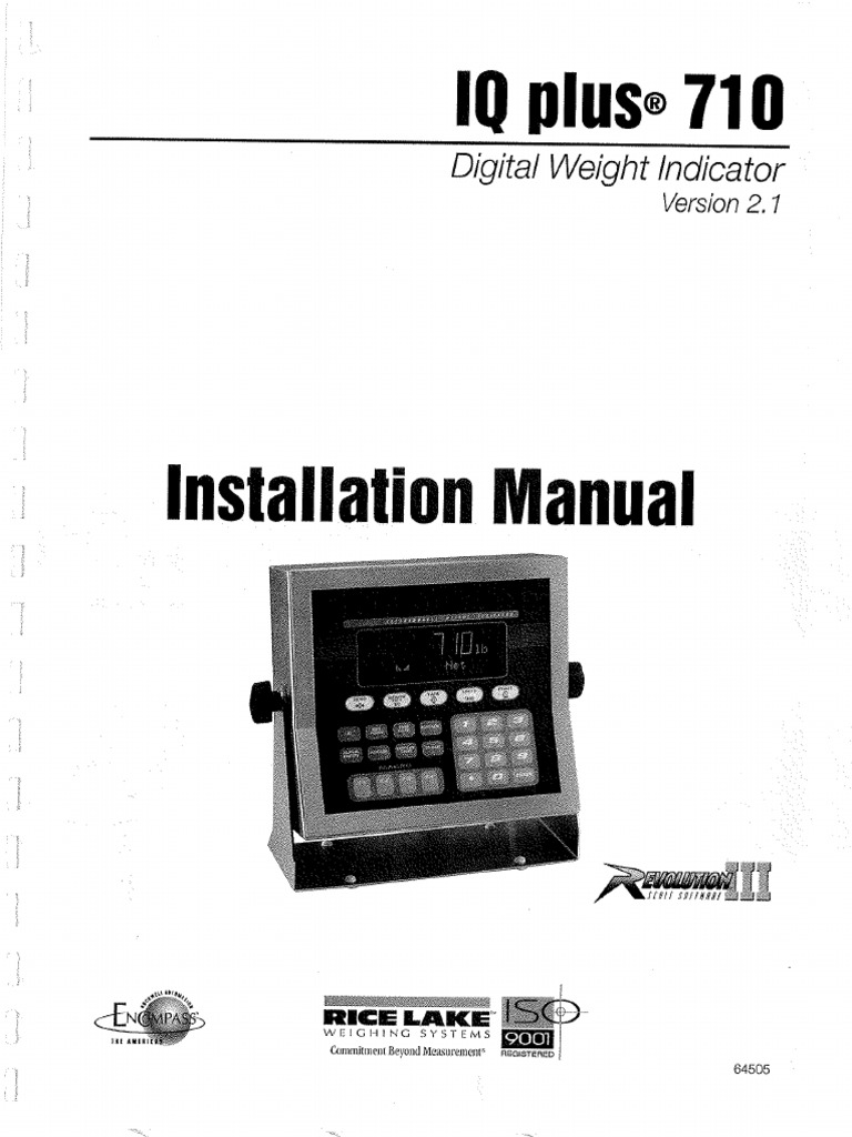 IQ Plus 710 | PDF