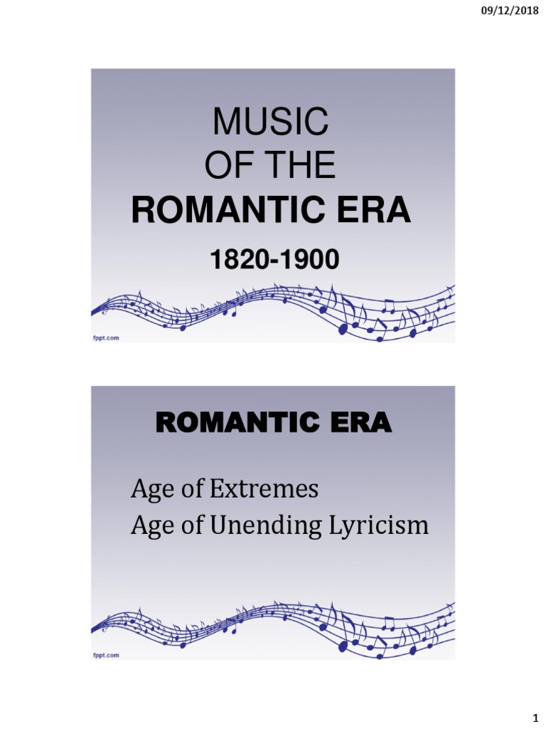 Romantic Era Music Overview 1820-1900 | PDF | Romantic Music | Composers