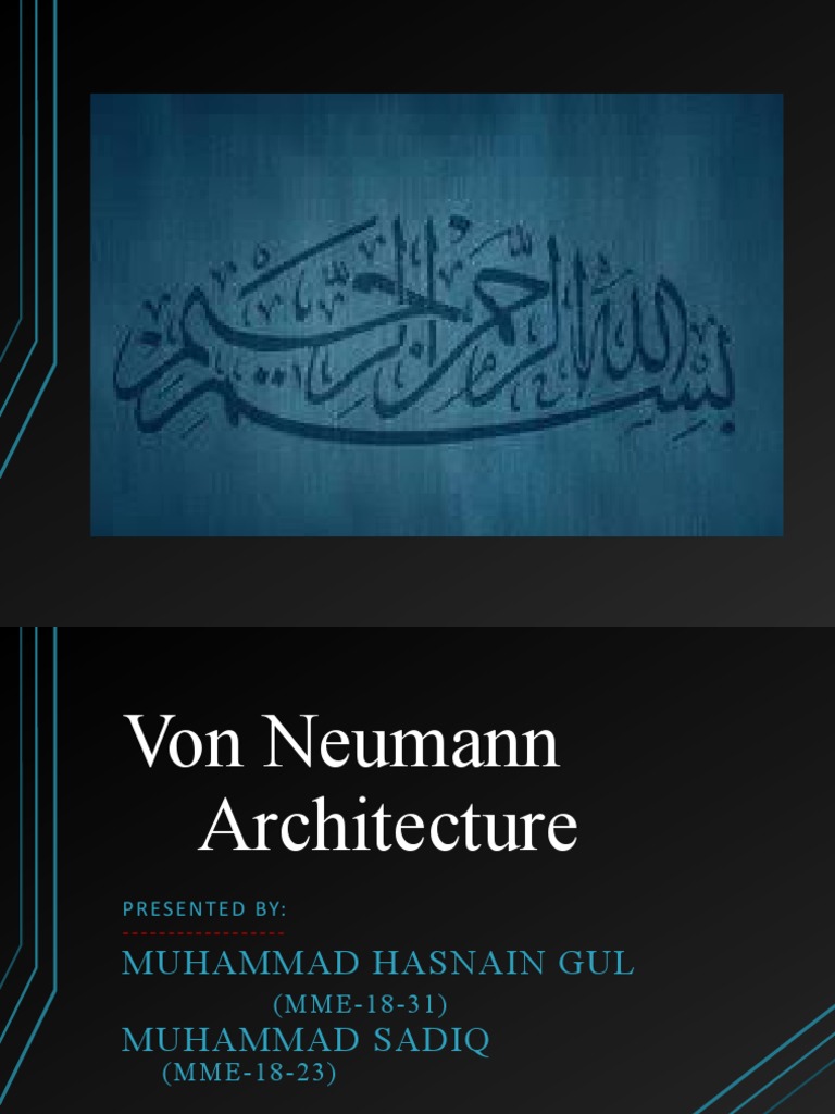 Von Neumann Architecture | PDF | Central Processing Unit | Computer Data Storage