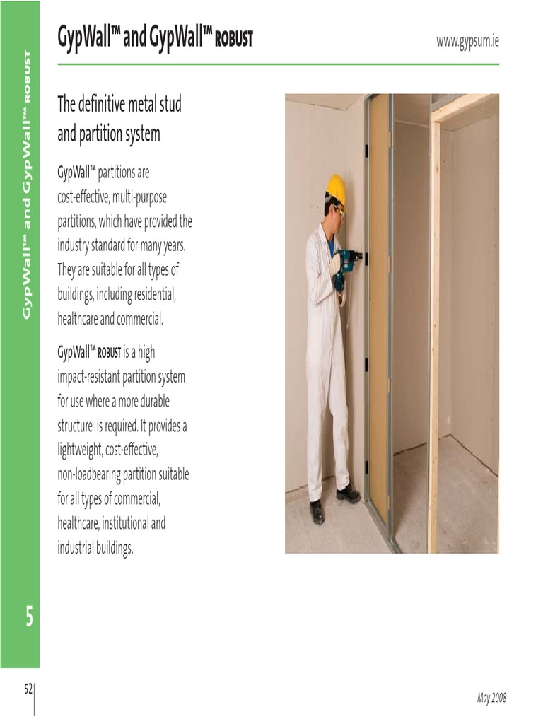 Gypwall™ and Gypwall™: The Definitive Metal Stud and Partition System ...