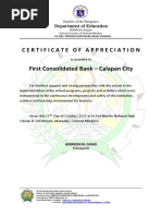 Certificate of Recognition and participation-SLAC | PDF | Educational ...