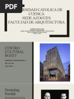Programa Arquitectonico de Un Centro Cultural | PDF | Teatro | Diseño