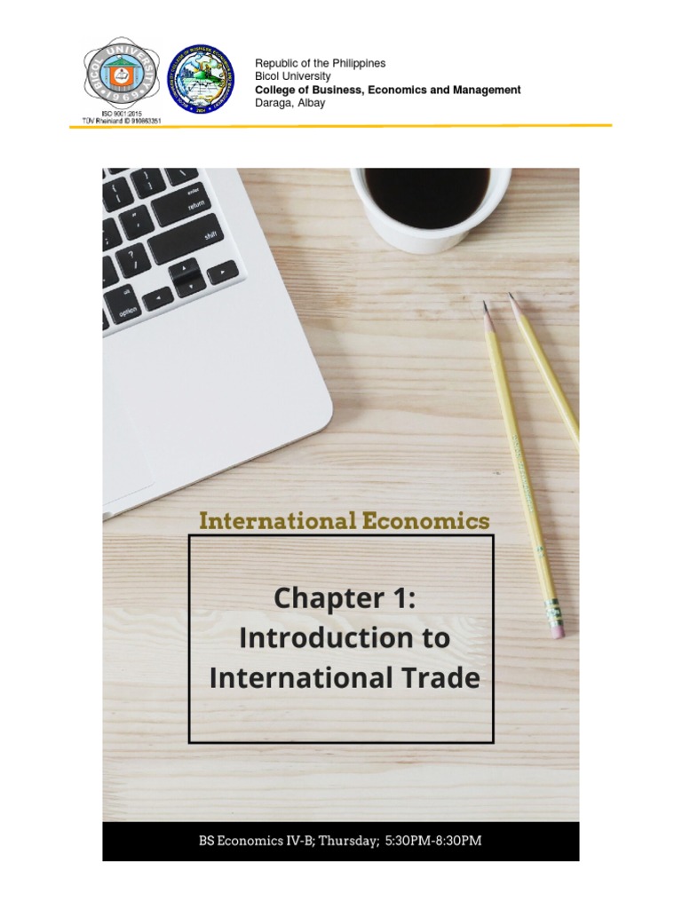 Chapter 1 - Introduction To International Trade | PDF | Economics ...