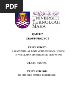 UITM Assignment Cover Page Template | PDF
