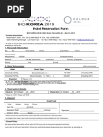Hotel Rooming List Template | PDF