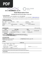Hotel Rooming List Template | PDF