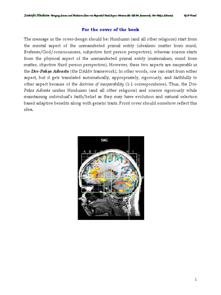 Scientific Hinduism Bringing Science and | PDF | Materialism | Advaita ...