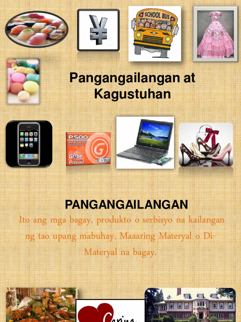 Pangangailangan o Kagustuhan | PDF