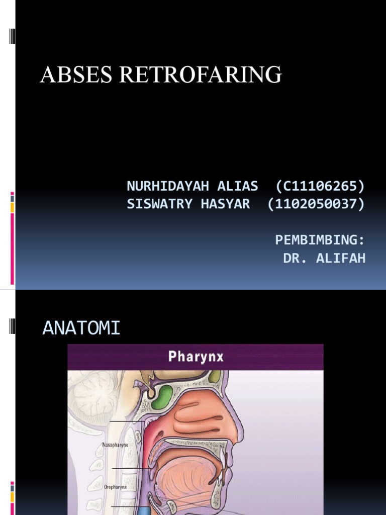 Abses Retrofaring | PDF