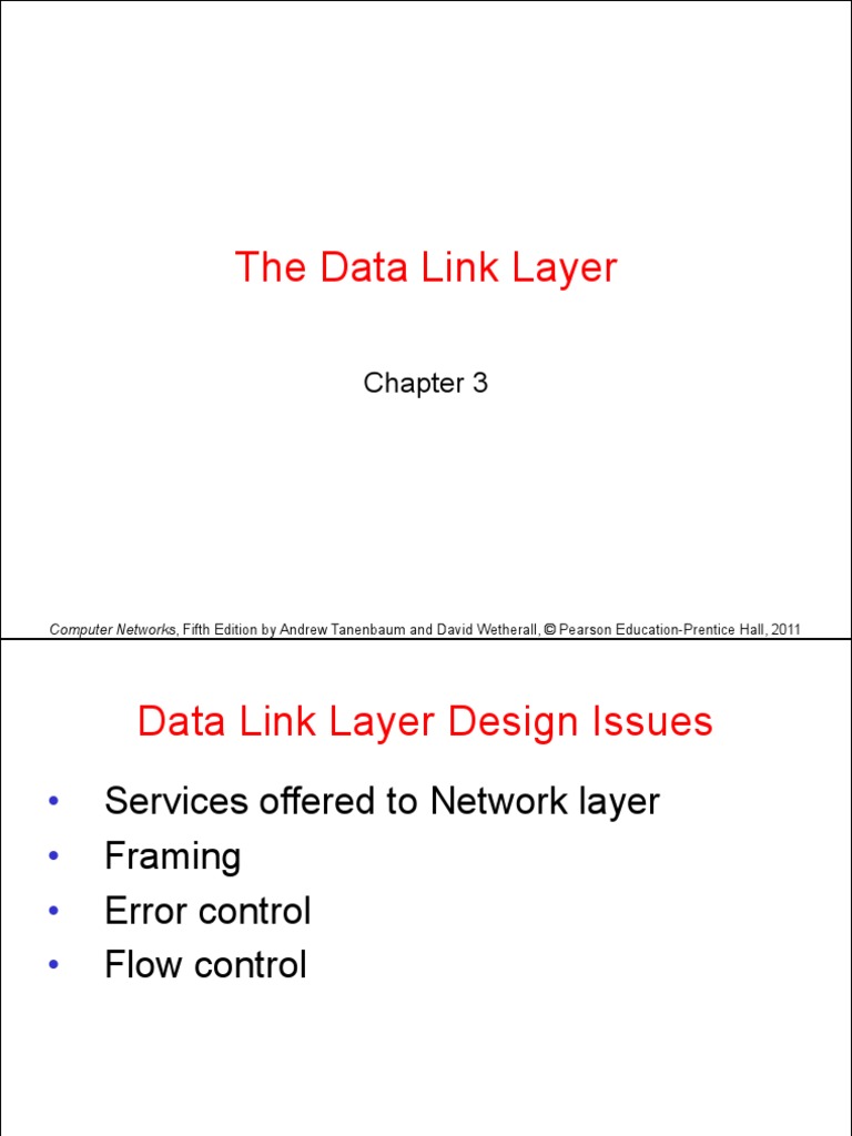 Chapter3 DataLinkLayer NEW | PDF | Transmission Control Protocol | Electronics