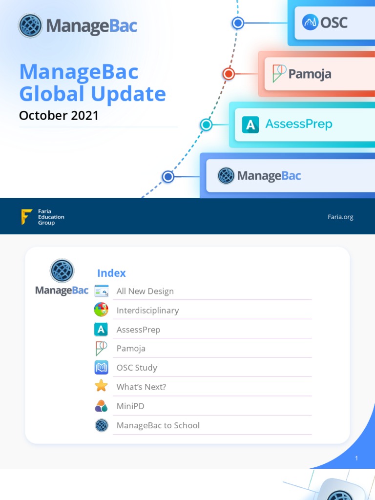 ManageBac Global Update: October 2021 | PDF | Software | Computing