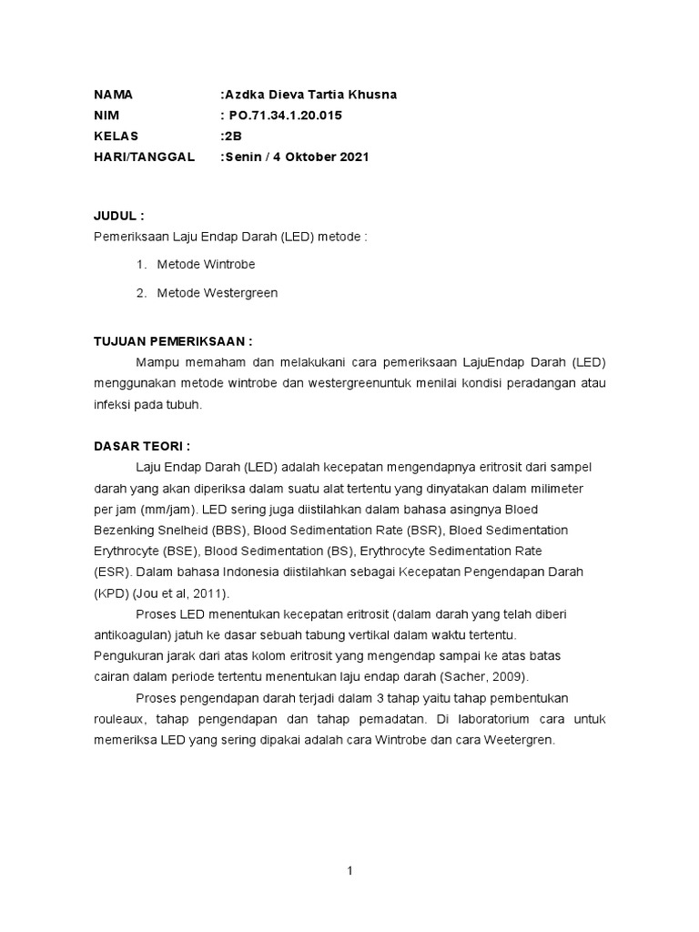 Laporan Praktikum LED | PDF | Sains & Matematika