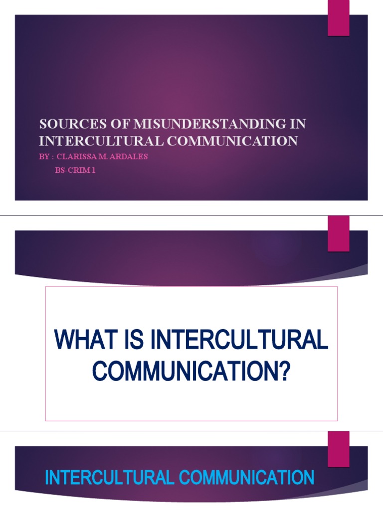 Sources of Misunderstanding in Communication | PDF | Communication ...