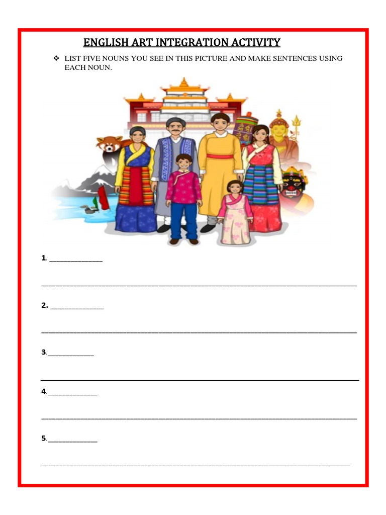 English Art Integration Activity-1 | PDF