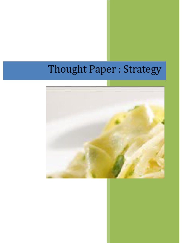 Thought Paper | PDF | Brand | Strategic Management