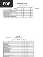 Haccp All in One Daily Record Sheet | PDF | Cooking, Food & Wine