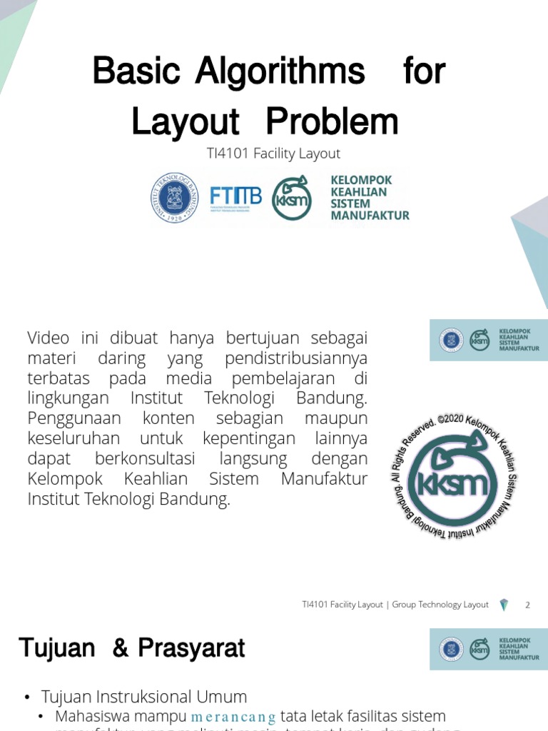 W7-8 - Basic Algorithms For Layout Problems | PDF | Matrix (Mathematics ...