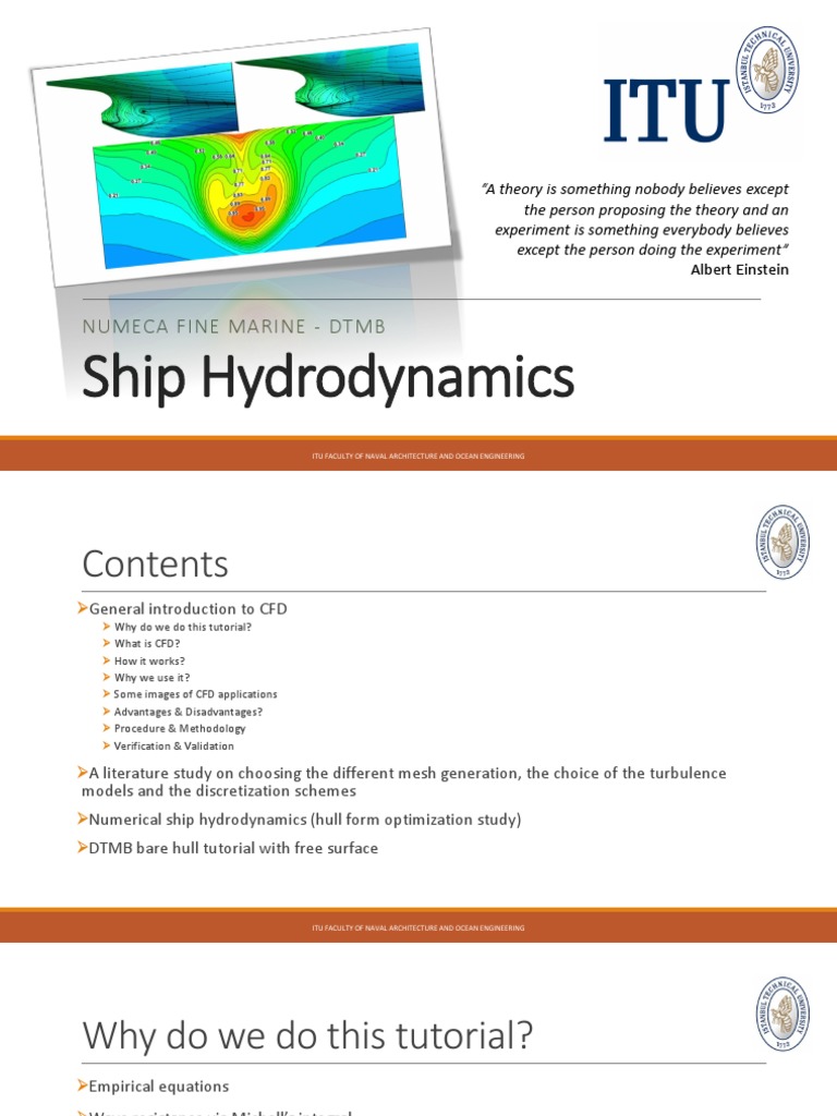 Ship Hydrodynamics NUMECA | PDF | Computational Fluid Dynamics ...