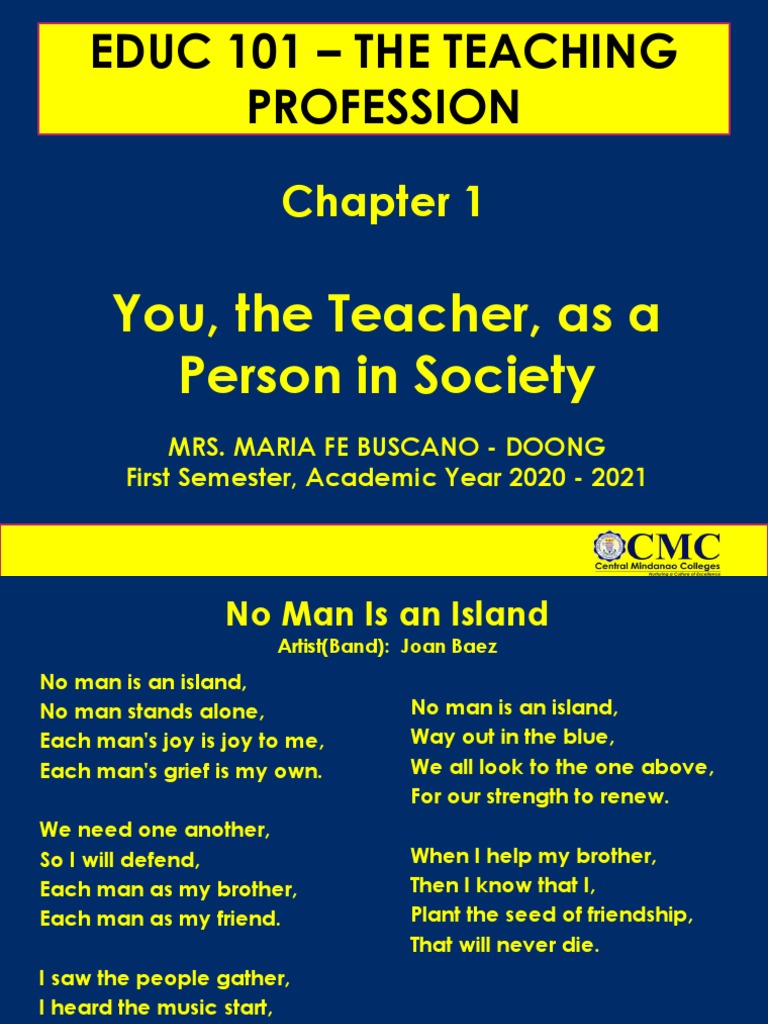 EDUC 101 - Prelim Coverage | PDF | Natural Law | Teachers