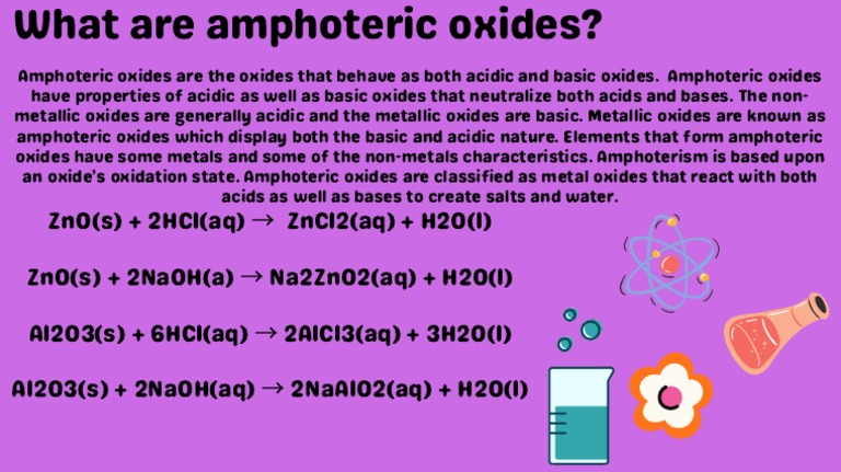 What Are Amphoteric Oxides | PDF