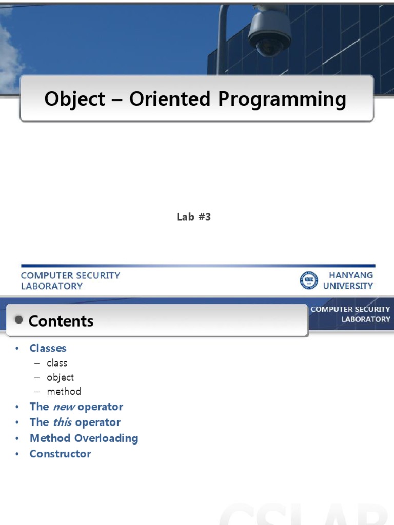 Object - Oriented Programming | Download Free PDF | Method (Computer Programming) | Class ...