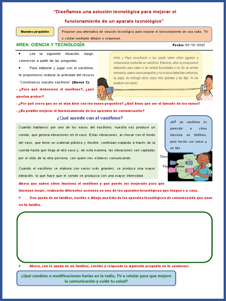 Act 2 Semana 24 Iii Ciclo Ciencia y Tecnologia | PDF | Sonido