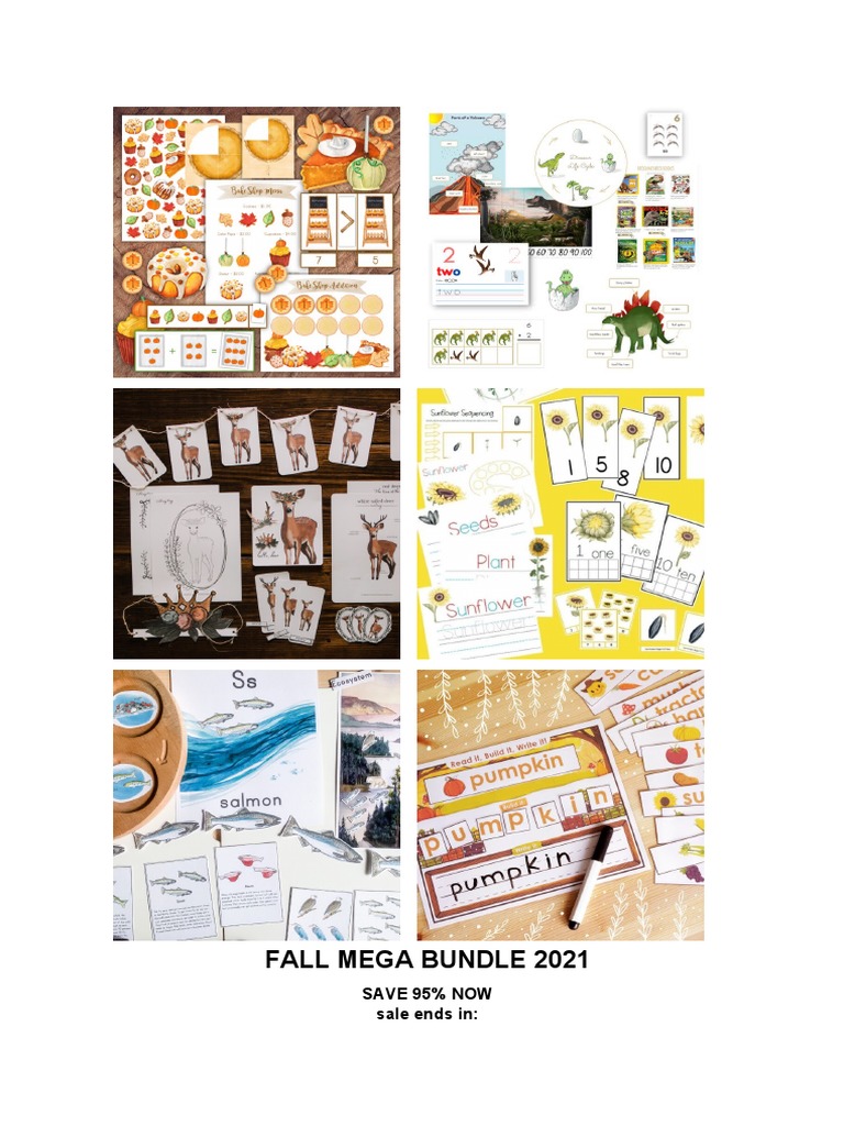 Fall Mega Bundle 2021: Save 95% Now Sale Ends in | PDF