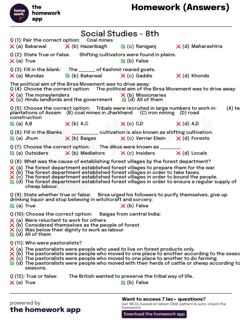 Answers - Worksheet - 8th - Social Studies - 2021-09-29T14:14 | PDF ...
