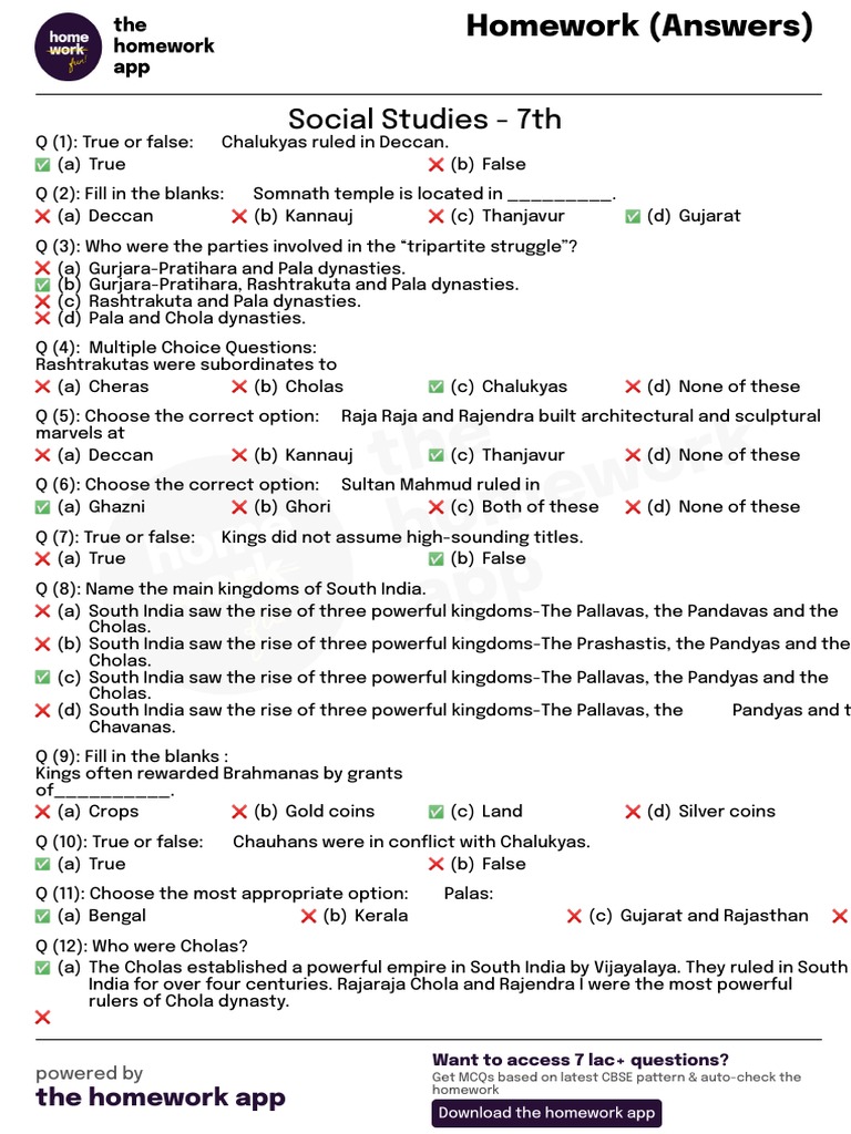 Answers - Worksheet - 7th - Social Studies - 2021-09-29T14:11 | PDF ...