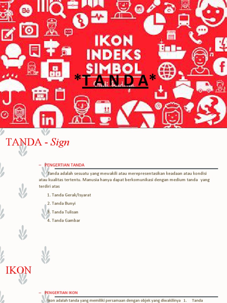 Materi Ikon, Indeks, Simbol | PDF