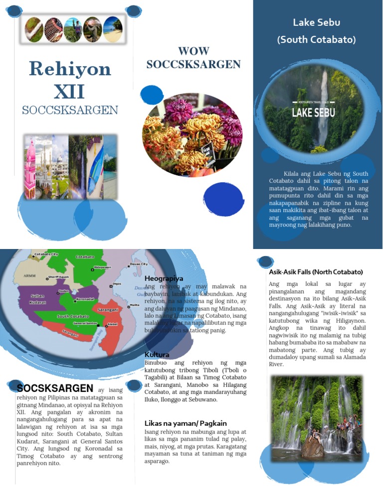 Rehiyon XII - Brochure2 | PDF