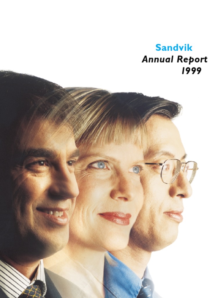 Sandvik: Annual Report 1999 | PDF | American Depositary Receipt | Dividend