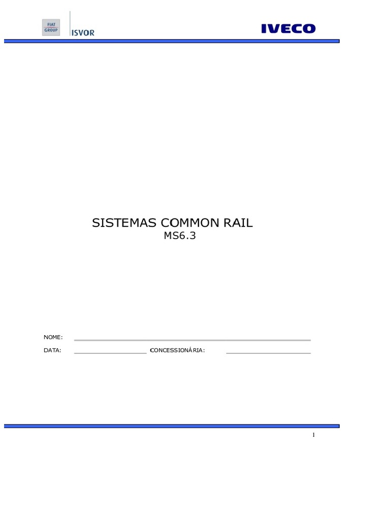 Diagrama Elétrico Iveco - Bosch ms6.3 | PDF