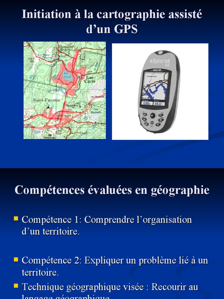 Initiation GPS | PDF | Latitude | Longitude