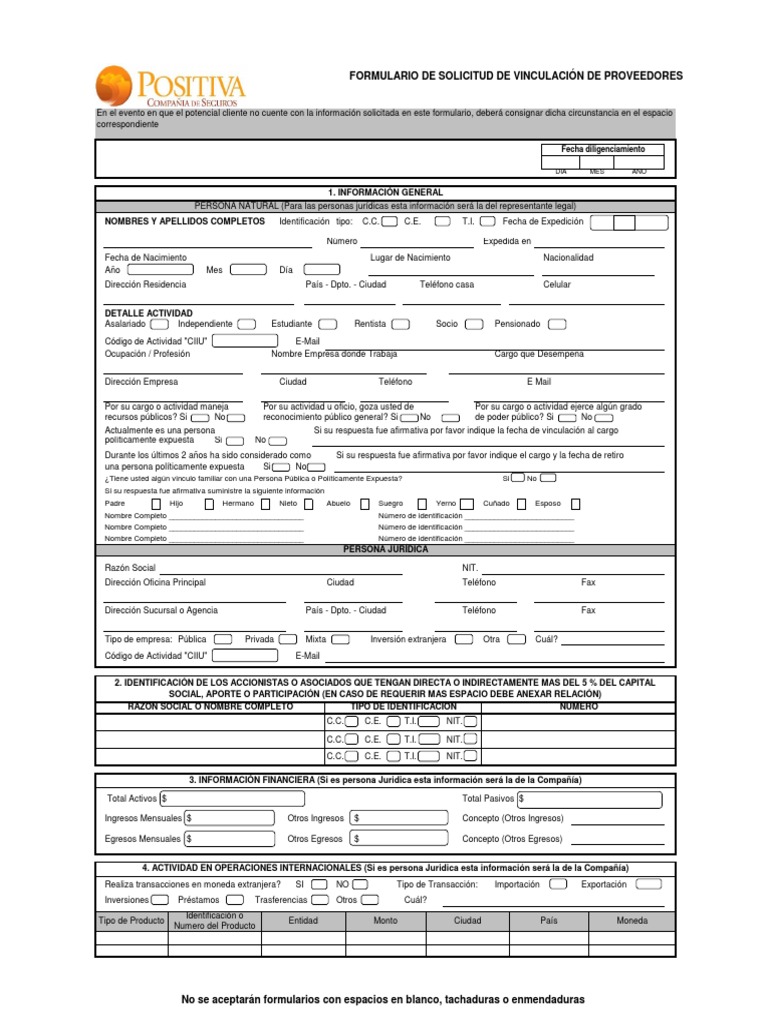 Formato Sarlaft | PDF | Privacidad de la información
