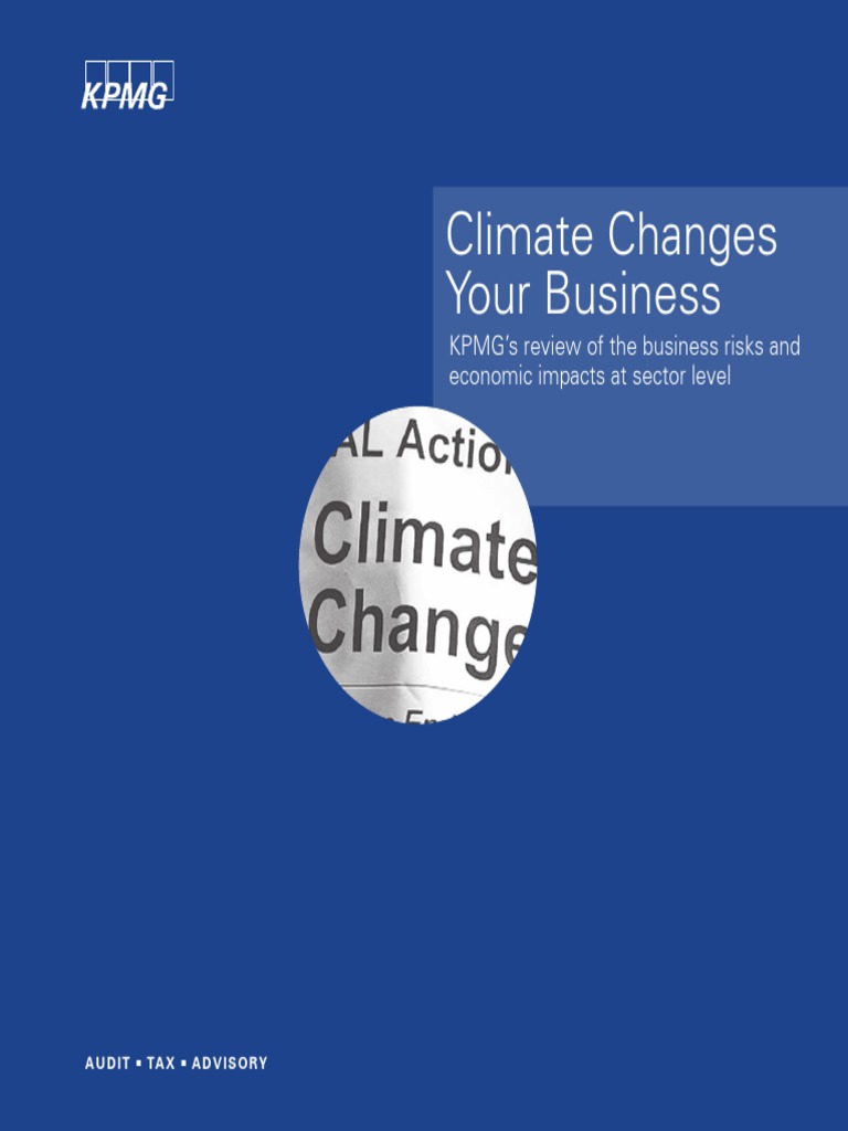 Climate Changes Your Business KPMG Repor | PDF | Risk | Climate Change