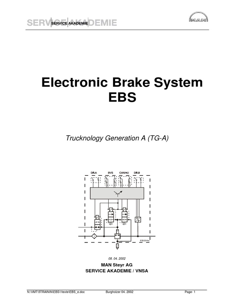 EBS e PDF | PDF | Anti Lock Braking System | Brake