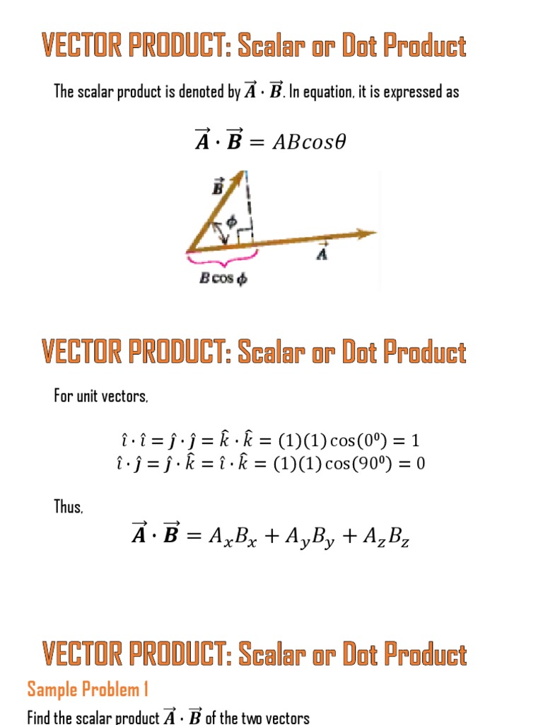 Vector Multiplication | PDF | Euclidean Vector | Mathematical Objects