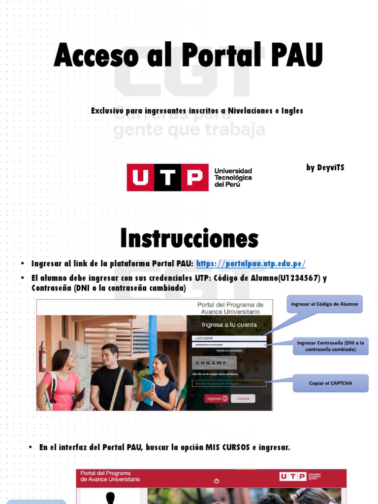 Acceso Portal Pau | PDF